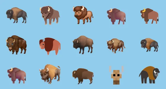 🦬 Bisonte Emoji