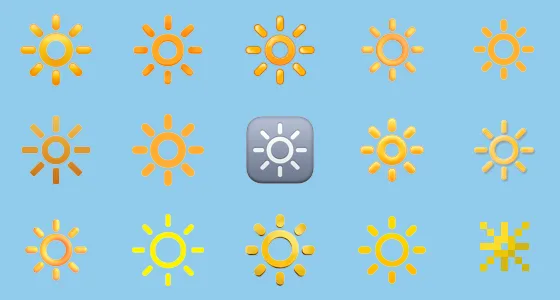 🔆 Símbolo De Alto Brillo Emoji