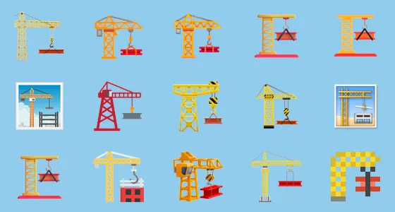 🏗️ Construcción De Edificios Emoji