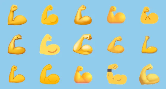 💪 Bíceps Flexionado Emoji