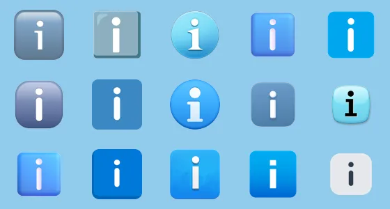 ℹ️ Fuente De Información Emoji