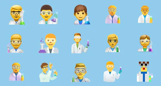 👨‍🔬 Hombre Científico Emoji