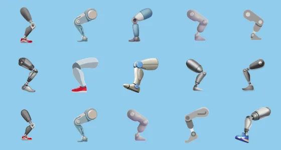 🦿 Pierna Mecánica Emoji