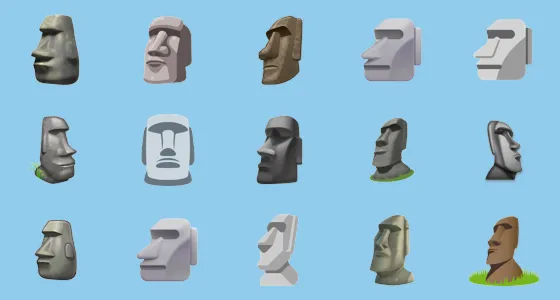 🗿 Moyai Emoji