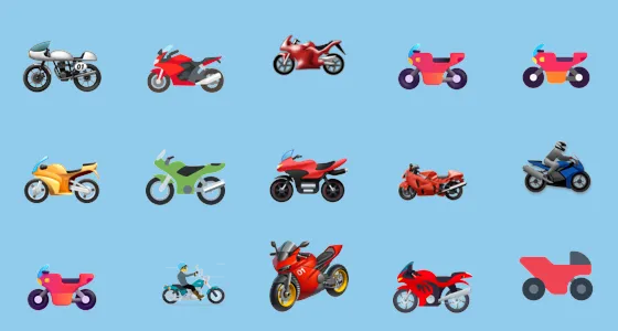 🏍️ Moto De Carreras Emoji