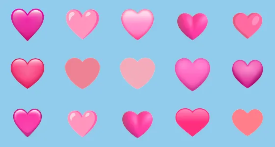 Corazón Rosa Emoji