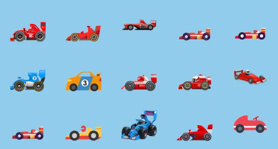 🏎️ Coche De Carreras Emoji