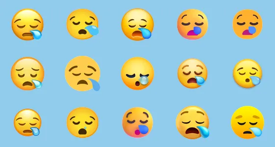 😪 Cara Soñolienta Emoji
