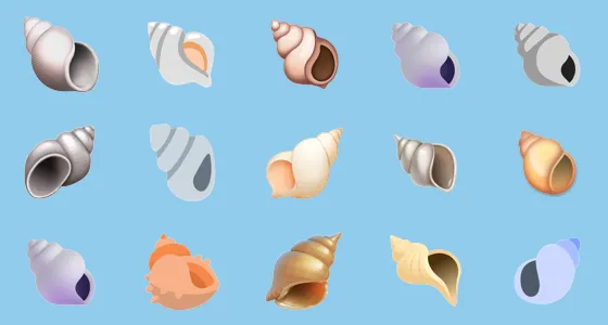 🐚 Concha En Espiral Emoji