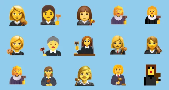 👩‍⚖️ Jueza Emoji